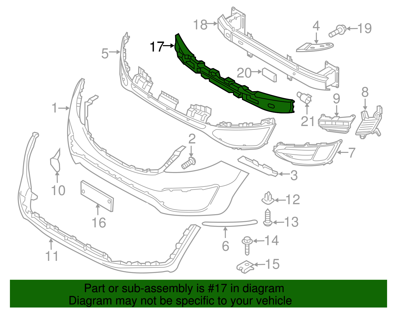 86521-3W500 - Absorber 2014-2016 Kia Sportage | Kia.Parts
