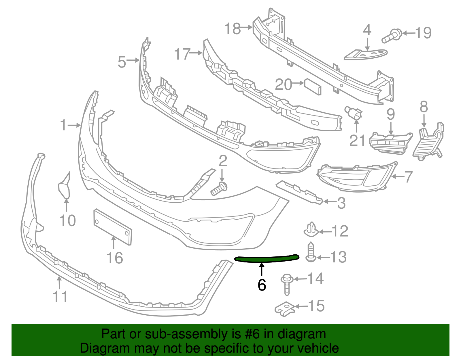 2011-2016 Kia Sportage OEM NEW 11-16 Kia Sportage Moulding Assy Frt ...