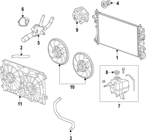 Cooling System for 2015 Chevrolet Impala | OEM Parts Online