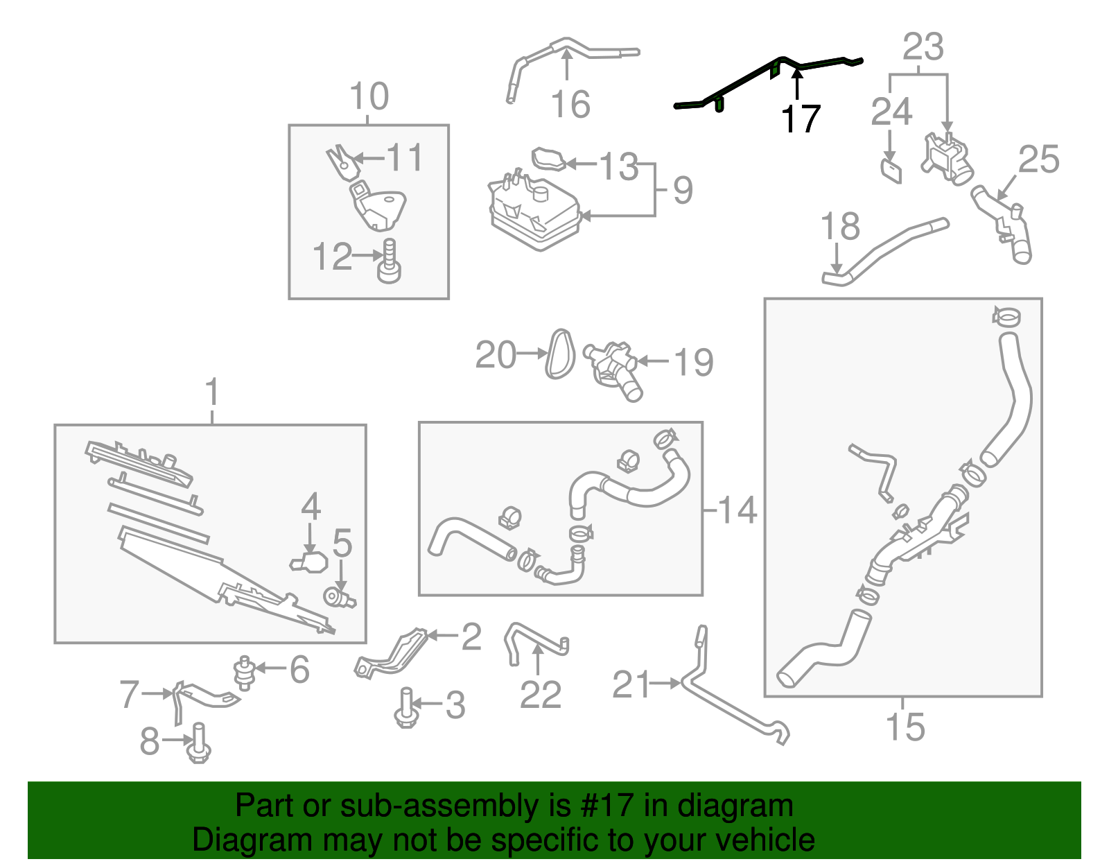 2006-2015 Mazda MX-5 Miata Engine Coolant Overflow Hose 2.0L L4 | Mazda ...
