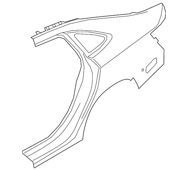 2019-2025 Volkswagen Jetta Quarter Panel 17A-809-843 | OEM VW Parts Haus