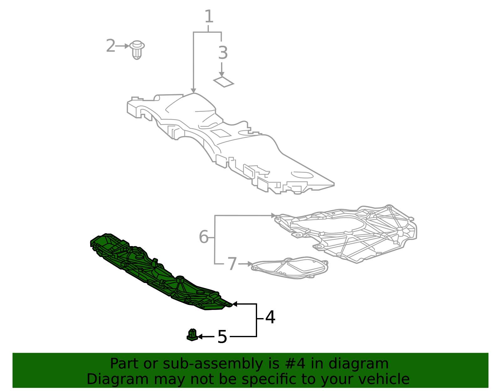 2019-2024 Toyota Under Cover 51441-0R100 | OEM Parts Online