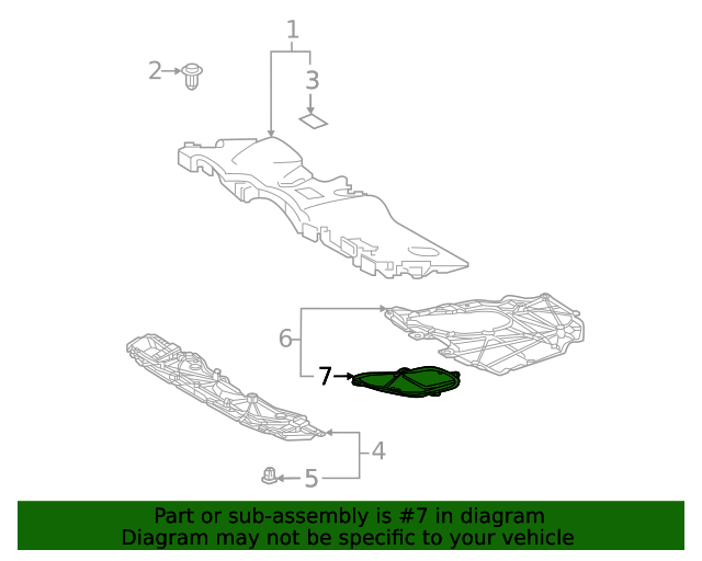 51447-42080 - Access Cover - 2019-2024 Toyota | OEM Genuine Toyota Parts