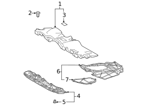 2019-2024 Toyota RAV4 Splash Shield 51420-42031 | Toyota Parts Center