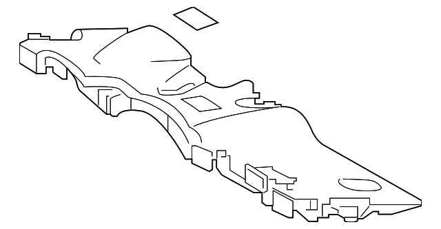 16681-F0020 - Radiator Support Access Cover (Upper) - 2019-2020 Toyota ...