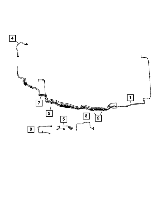 2021-2025 Chrysler Fuel Tube Damper 68458602AA | Miracle Mopar