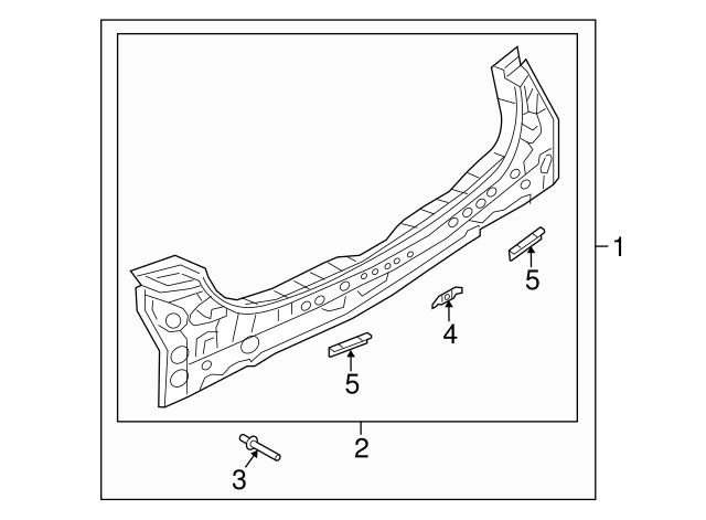 2014-2018 Mazda 3 Rear Panel Assembly B4YC-70-75ZB | OEM Parts Online