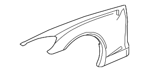 2005-2013 Chevrolet Corvette Front Driver Side Fender 25938077 GM ...