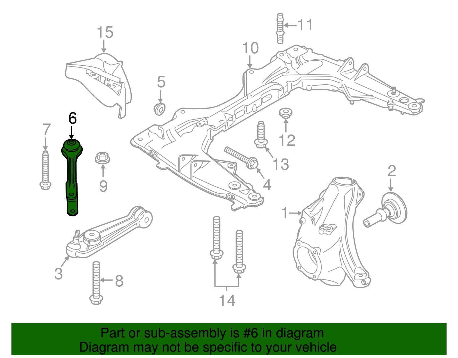 2012-2024 Porsche Suspension Control Arm 991-341-043-04 | Sunset ...