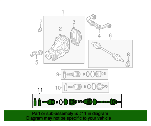 2006-2007 Mazda 6 Boot Set Outer Joint GD5622530 | TascaParts.com