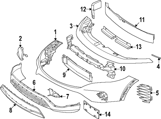 243-880-17-02 - Lower Grille 2022-2023 Mercedes-Benz | Mercedes-Benz ...