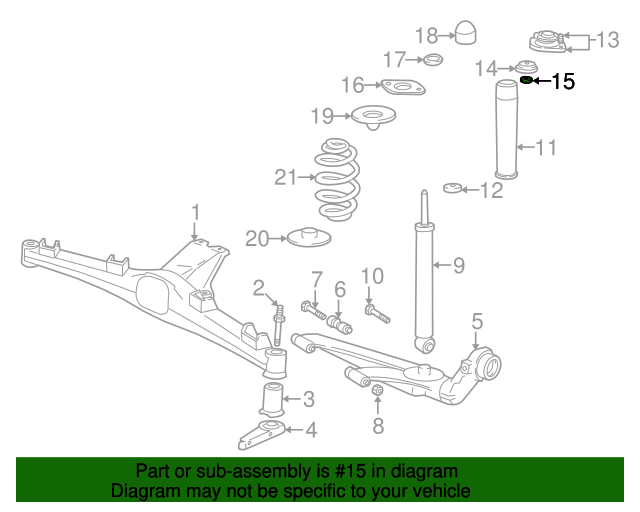 33329058822 - 1985-2002 BMW Suspension Control Arm Bushing (33-32-9-058 ...