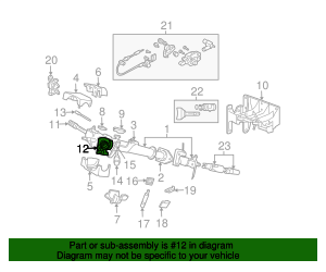 1989-1997 Mopar Ignition Switch 4797401AB | TascaParts.com