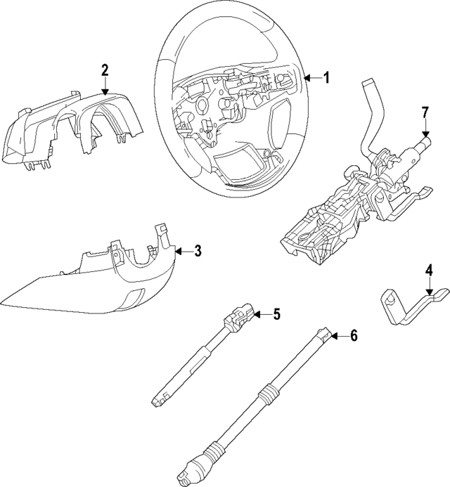 Gm Steering Wheel Parts