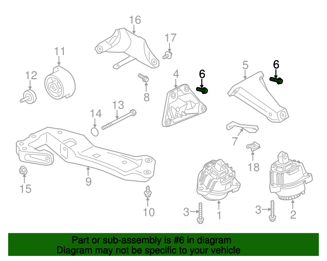 Genuine BMW 07-12-9-903-976 | Mount Bracket Bolt | FREE Shipping on ...