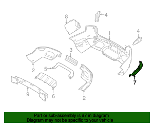 Genuine OEM Heat Shield Part# LR062311 Fits 2015-2017 Land Rover Range ...