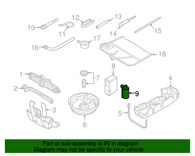 2015-2019 Audi Tire Sealant 6R0-012-619-C | Audi USA Parts