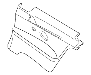 51-43-7-218-828 - Lower Quarter Trim - 2007-2013 BMW | BMWPartsHub