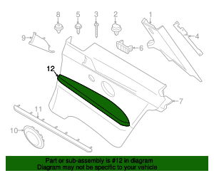 51-43-7-218-855 - Door Armrest 2007-2013 BMW | AutoNationParts.com