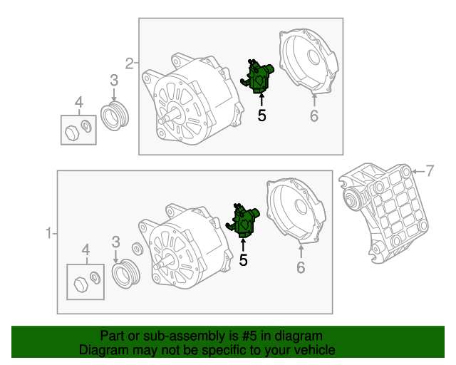 03L-903-803-F - Voltage Regulator - 2011-2013 Volkswagen Touareg | VW ...