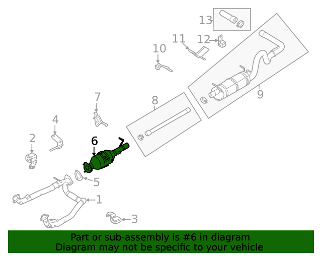 LC2Z-5E212-A - Catalytic Converter 2021-2024 Ford E-350 Super Duty ...