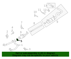 MB3Z-5E241-C - Exhaust Pipe Gasket 2021-2025 Ford E-350 Super Duty ...