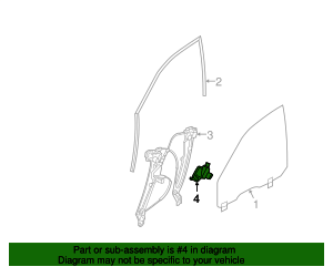 51337271564 - 2011-2016 BMW Window Motor (51-33-7-271-564) | BMW of ...