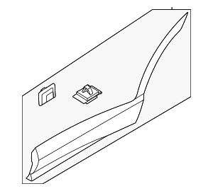 2021 Genesis GV80 Body Side Molding 87731-T6000 | QuirkParts