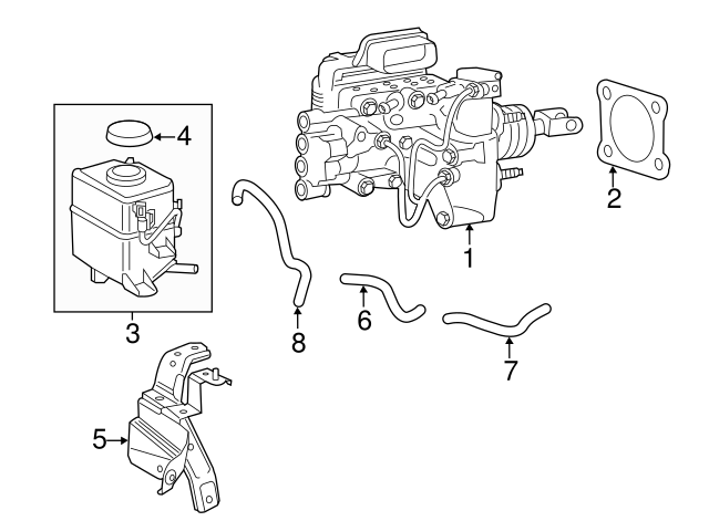 47050-42100 - Master Cylinder 2016-2018 Toyota RAV4 | Brantford Toyota ...