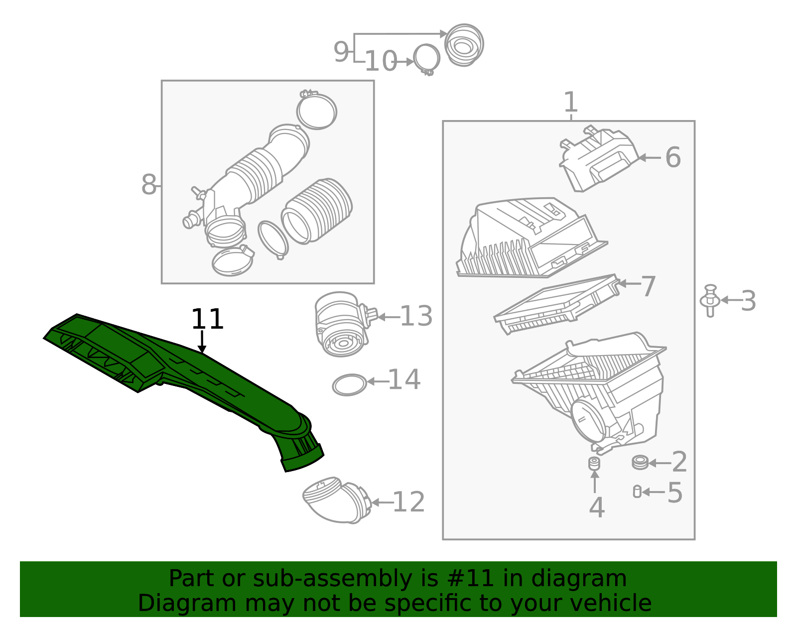 2021-2025 Kia K5 Air Duct 28210-L4400 | Kia OEM Parts Online