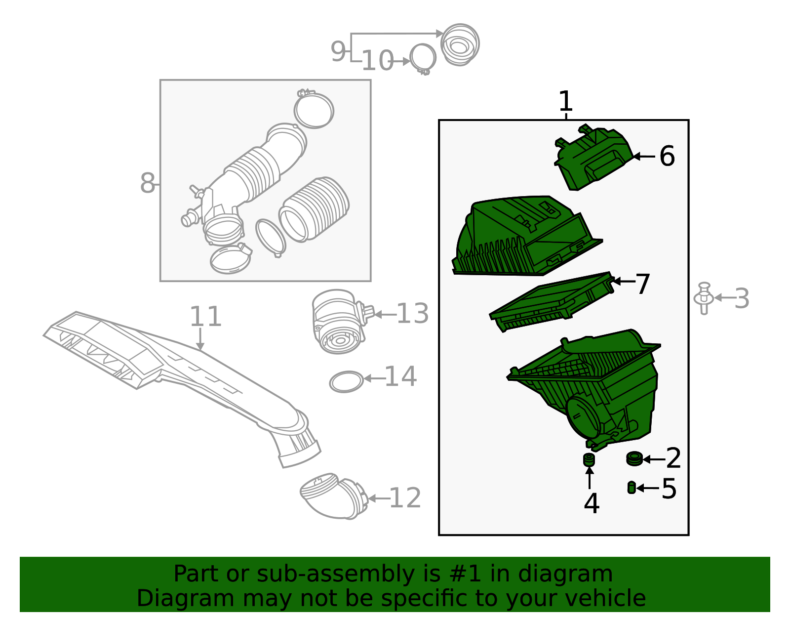 28110-L0400 - Air Cleaner Assembly 2021-2024 Kia | Kia.Parts Store