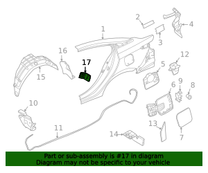 G6691-5EFMA - Striker Plate 2020-2024 Nissan Versa | Nissan Parts ...