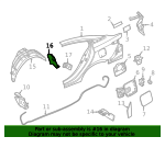 2020-2021 Nissan Versa Closing Plate 78818-5EF0A | TascaParts.com