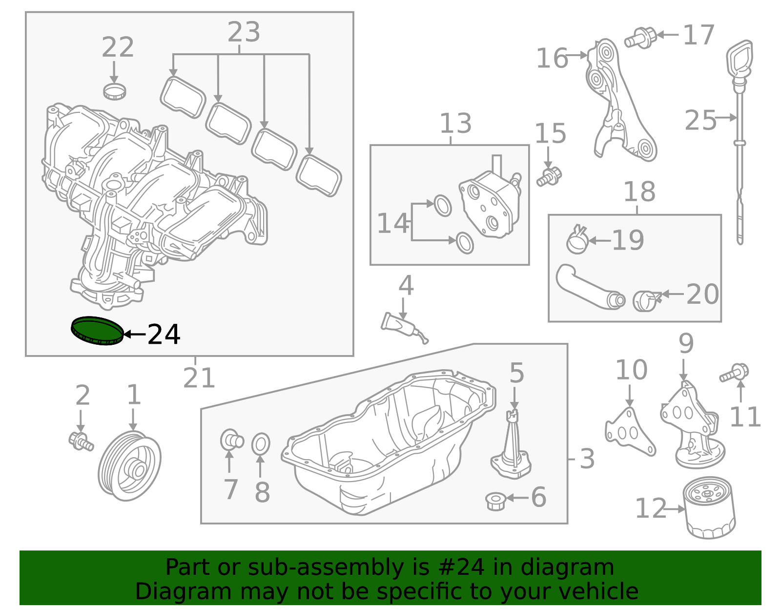 2012-2025 Mazda Fuel Injection Throttle Body Mounting Gasket PE01-13 ...