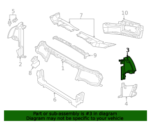 2019-2023 Dodge Charger Seal 68394595AB | TascaParts.com