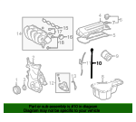 15301-22050 - Dipstick - 2000-2008 Toyota | OEM Genuine Toyota Parts