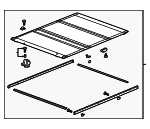 2020-2025 GM (Replaces 19433569) Matte Black Bed Tonneau Cover, Hard ...