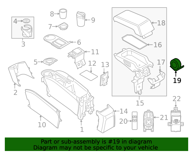 2014-2021 BMW Pivot Cover 51-16-9-283-179 | OEM Parts Online