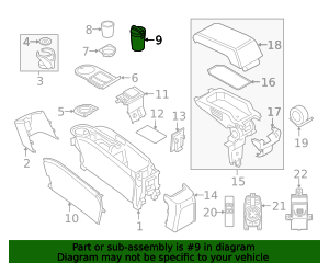 51169283149 - 2014-2020 BMW Smokers Package (51-16-9-283-149) | BMW of ...