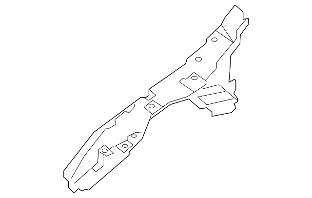 2009-2011 Nissan Maxima Apron Reinforced - Driver's Side (LH) F4181 ...