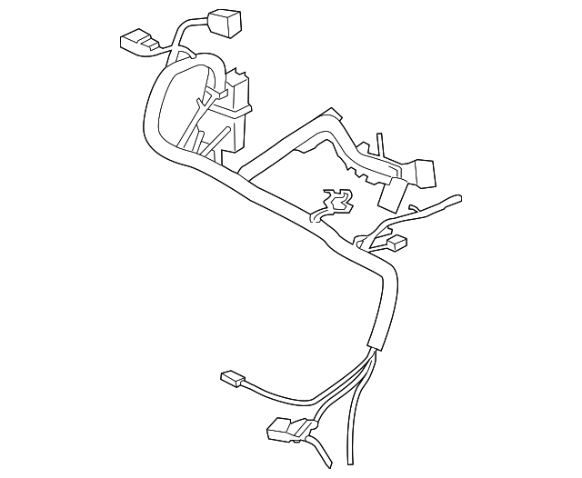 Genuine OEM Ford Part - Engine Wiring Harness FU5Z-12A581-AG | Genuine ...