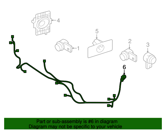 2018-2020 Volvo V90 Cross Country Wire Harness 31499272 | OEM Parts Online