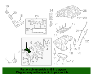 2016-2020 Mopar Cross Over Pipe 4893794AE | TascaParts.com