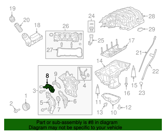 2016-2020 Mopar Cross Over Pipe 4893794AE | TascaParts.com