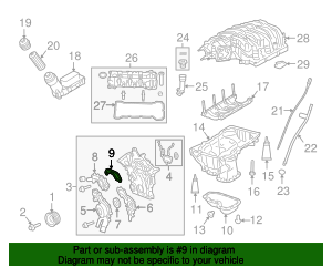 2016-2022 Mopar Cross Over Pipe Gasket 4893786AA | TascaParts.com