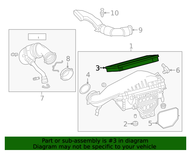264-094-01-00 - Air Filter 2019-2021 Mercedes-Benz | Mercedes-Benz USA ...