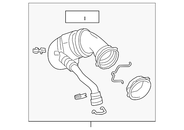 2015-2020 Mercedes-Benz Air Ducting For Radiator 205-505-18-30 ...