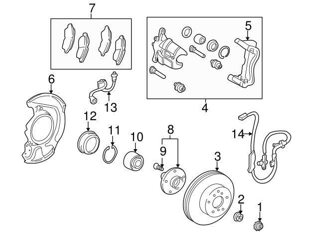 1992-2004 Toyota Wheel Bearing Dust Cap 43246-32020 | AutoNationParts.com
