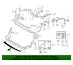 2019-2020 Kia Sorento Skid Plate C6F36-AU100 | Genuine Kia Parts ...