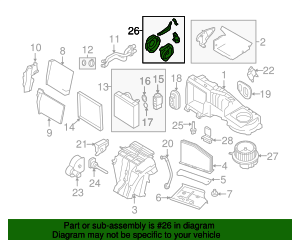 2005-2018 Volkswagen Lever Assembly 1K1-898-001 | QuirkParts